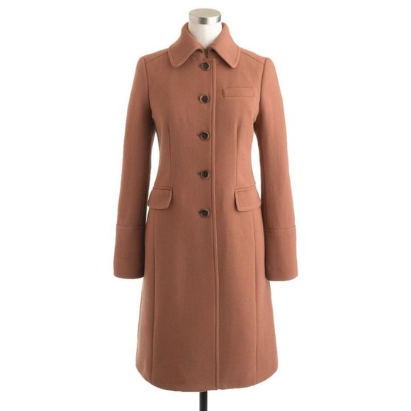 J. Crew | Jackets & Coats | Nwt Jcrew 2 Double Cloth Caramel Camel ...